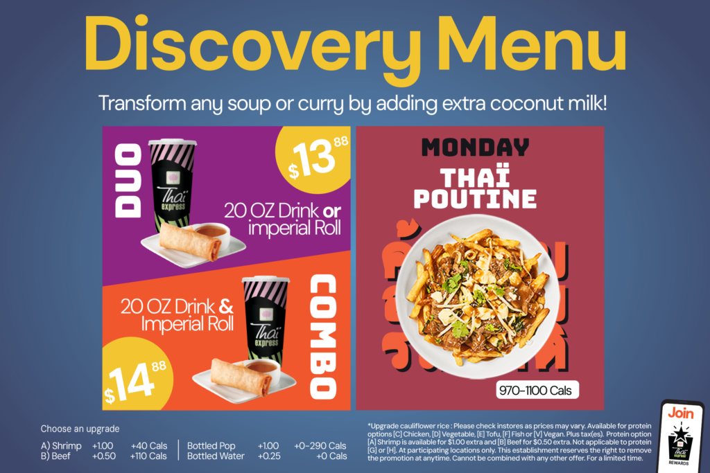 Current Promotions & Limited-Time Meals